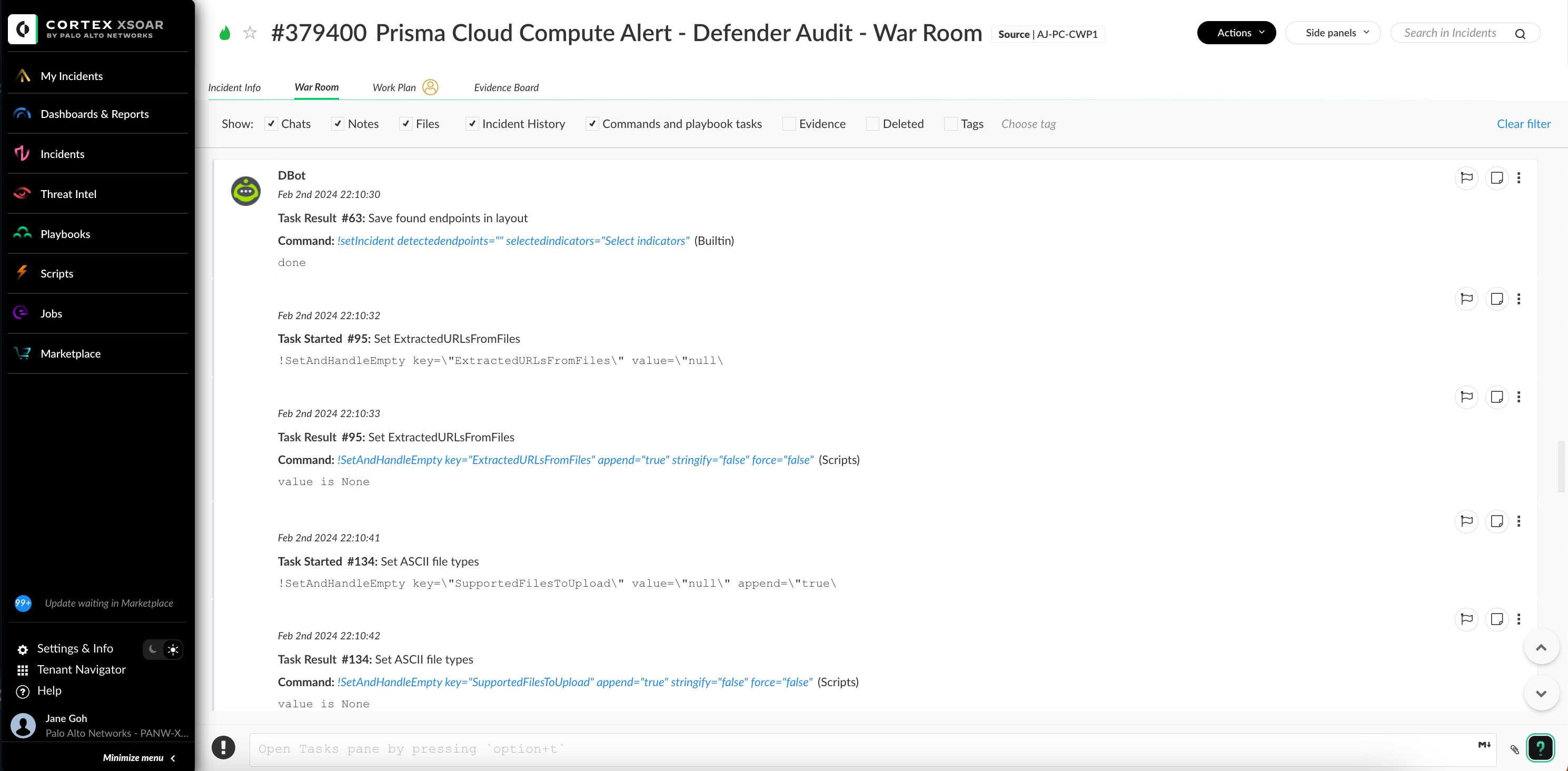 面向托管安全服务的 Cortex XSOAR - Palo Alto Networks